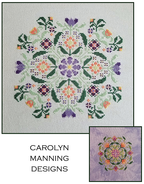 carolyn manning designs cross stitch bouquet collection olivia ...