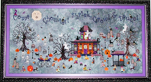 praiseworthy stitches designs for counted cross stitch ghoul's crossing ...
