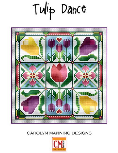 carolyn manning designs cross stitch tulip dance cm designs