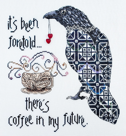 marnic designs cross stitch ravens it's been foretold 2023-04 cross stitch