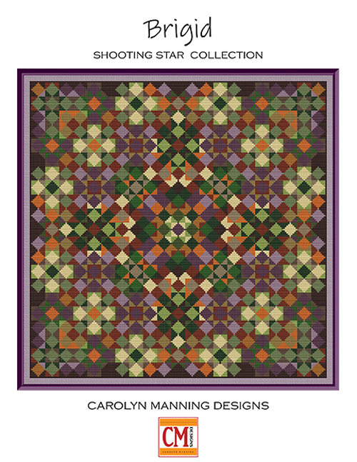 carolyn manning designs cross stitch shooting star collection brigid cm ...