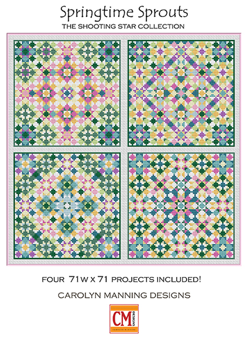 carolyn manning designs cross stitch shooting star collection shooting ...