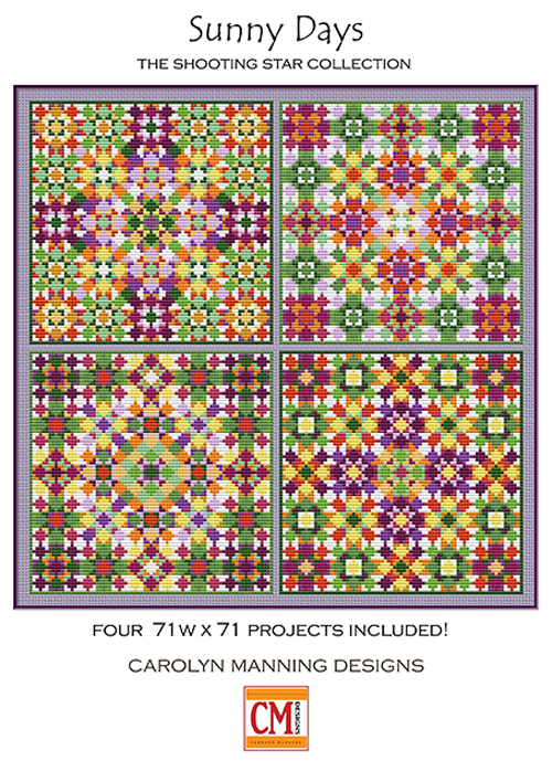 carolyn manning designs cross stitch shooting star collection sunny ...