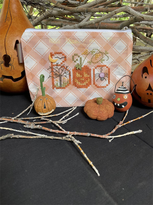 shepherd's bush cross stitch boo mini bag mad for plaid mesh bag ...