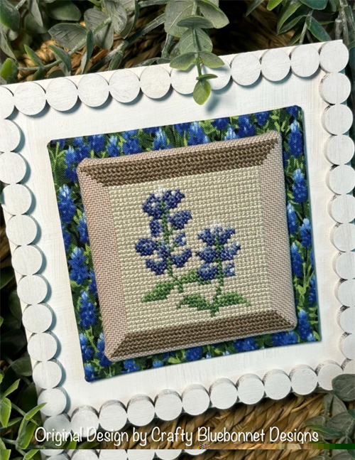 crafty bluebonnet designs cross stitch everyday spool series bluebonnet ...