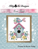 kitty & me designs cross stitch love bird needlework embroidery