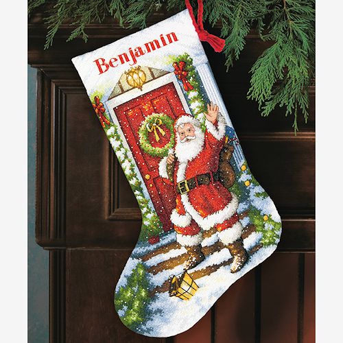 Dimensions Stocking Kit - Welcome Santa – Stoney Creek Online Store
