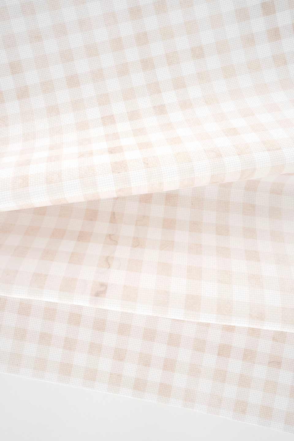 fabric flair cross stitch fabric pale parchment gingham linen stoney ...