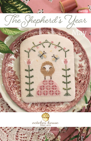 october house fiber arts cross stitch the shepherd's year may oh1298 ...