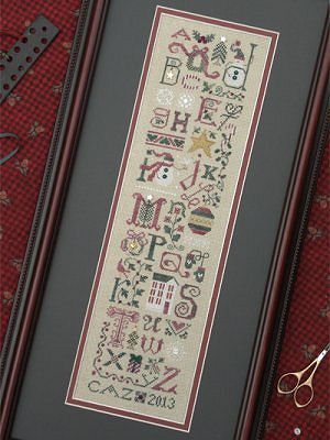 The Drawn Thread - Christmas Thoughts Sampler Cross Stitch