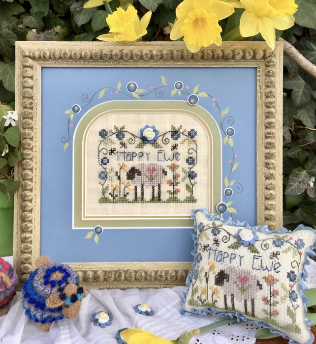 shepherd's bush cross stitch shepherd's bush happy ewe cross stitch
