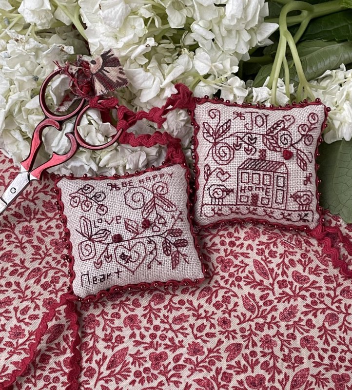 shepherd's bush cross stitch heart and home fob nashville 2024 needlework market stoney creek ...