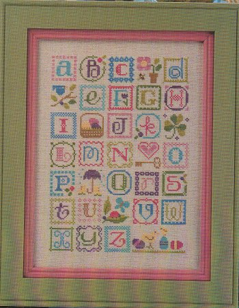 Lizzie Kate - Spring Alphabet Cross Stitch