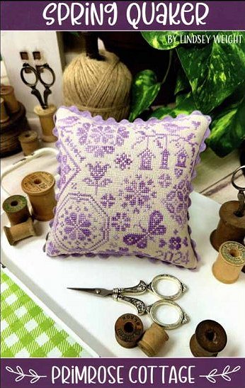primrose cottage stitches cross stitch spring quaker cross stitch ...