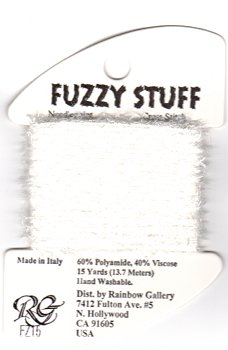 Rainbow Gallery Fuzzy Stuff - FZ15 White – Stoney Creek Online Store