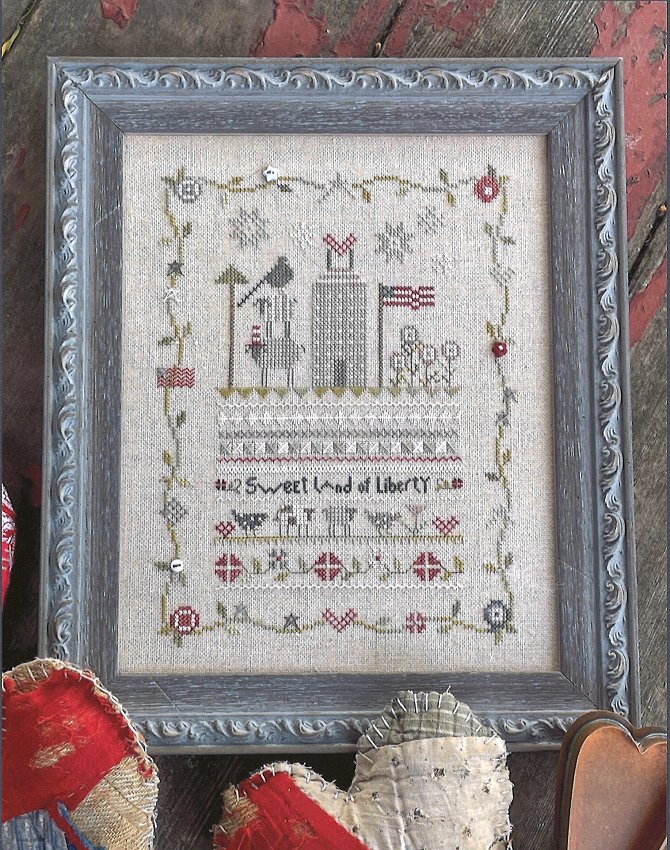 shepherd's bush cross stitch sweet land sampler stoney creek cross stitch