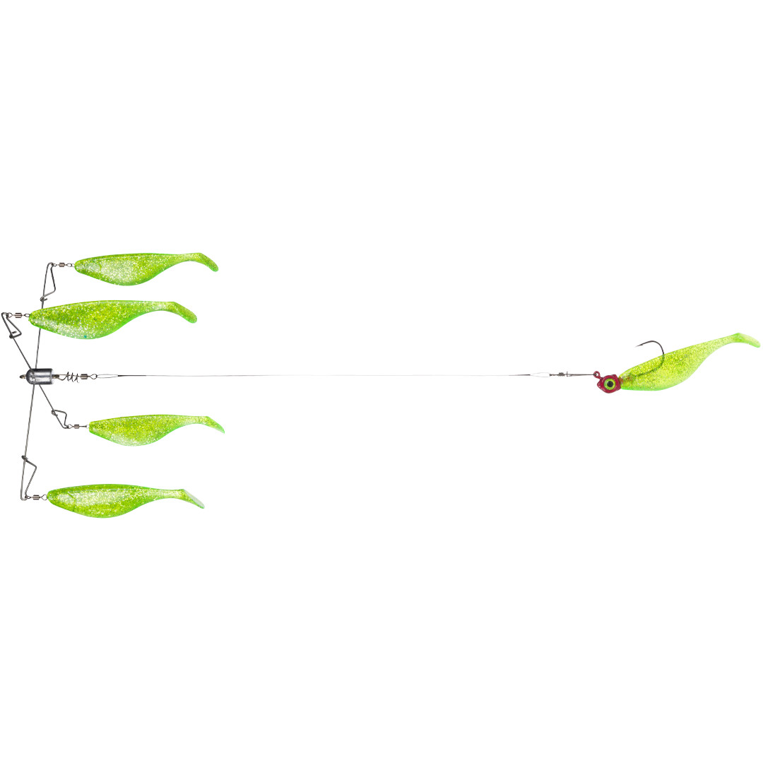 4" Swim Shad Ultralight Rig – Striper Sniper Lure Company Online Store