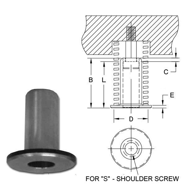 Spring Retainer for Die Spring | Solid Steel Spool