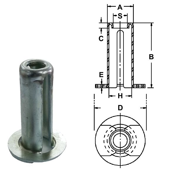 Spring Retainer for Die Spring | Sheet Metal Spool