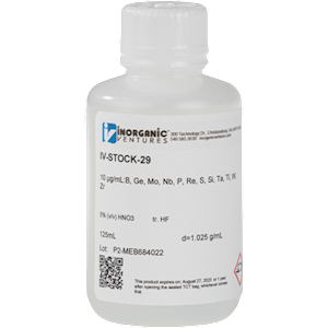 10 ppm 12Element ICP Calibration/Quality Control Standard [31-IV-STOCK ...