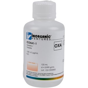 1000 ppm Oxalate in Water for IC [37-ICOXA1] – Texas Scientific ...