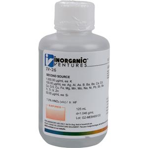 26 Element ICP Calibration/Quality Control Standard [31-IV-26] – Texas ...