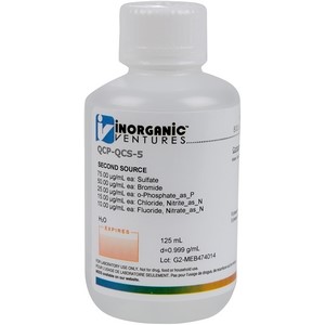 Ion Chromatography Quality Control Standard [31-QCP-QCS-5-125ML ...
