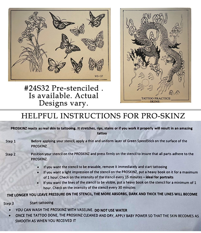 24s3 Practice Skins Pro Skinz 24S32 24s38 24s39 24s34 24s35