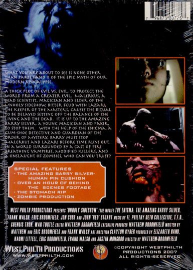 DVD101 Unholy Sideshow The Movie