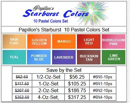 StarBrite 10 Pastel Color Ink Set