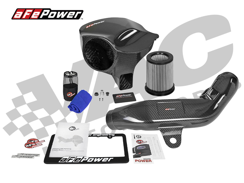 aFe Black Series Momentum Carbon Fiber Cold Air Intake System, BMW N55
