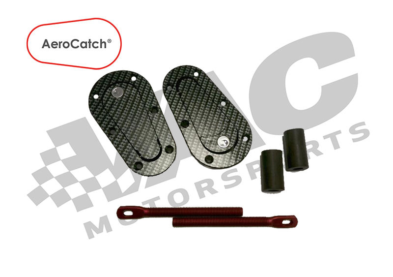 AeroCatch Flush Mount Hood/ Panel Fastening Kit for BMW and universal
