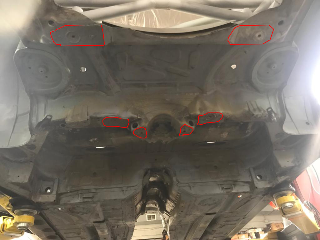 VAC Motorsports Rear Subframe Reinforcement Kit, BMW E46