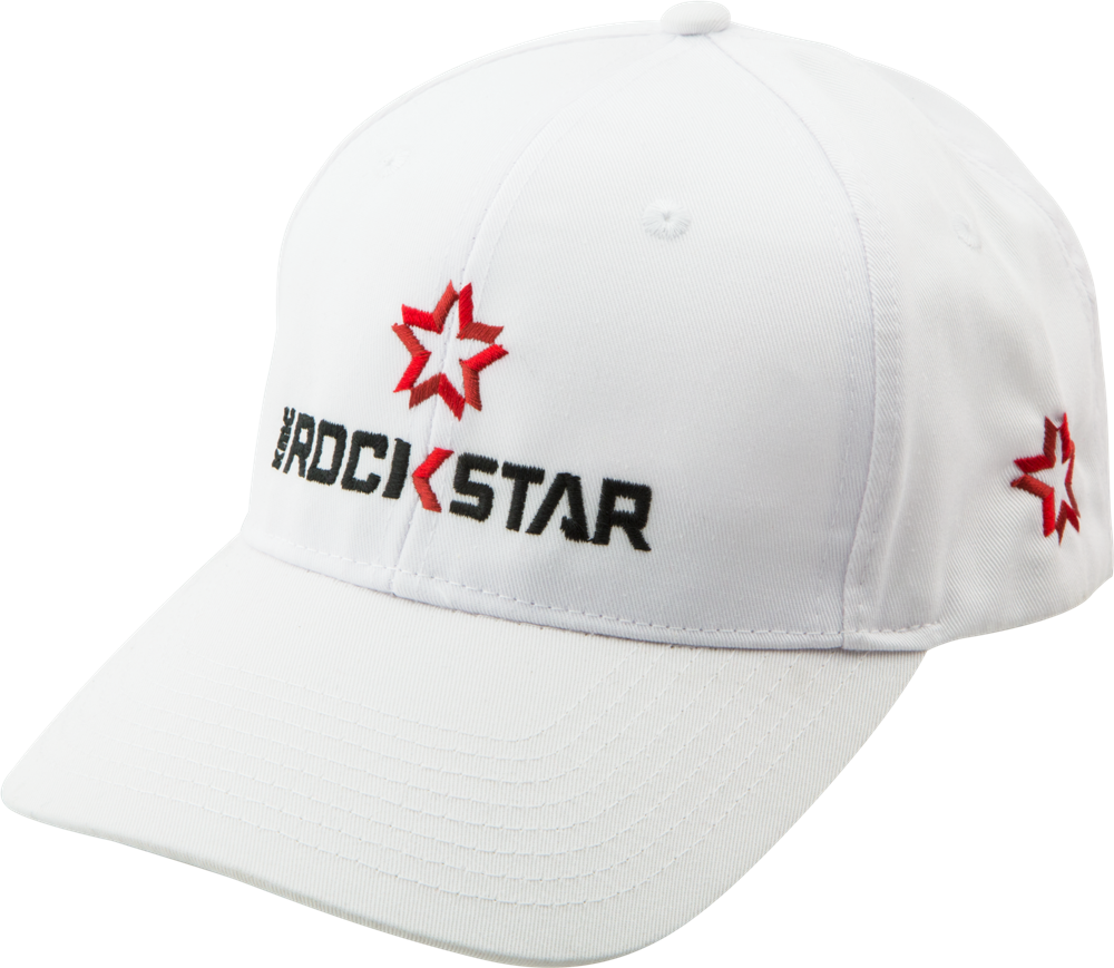 XD SERIES ROCKSTAR LOGO APPAREL SNAPBACK CURVED BILL HAT