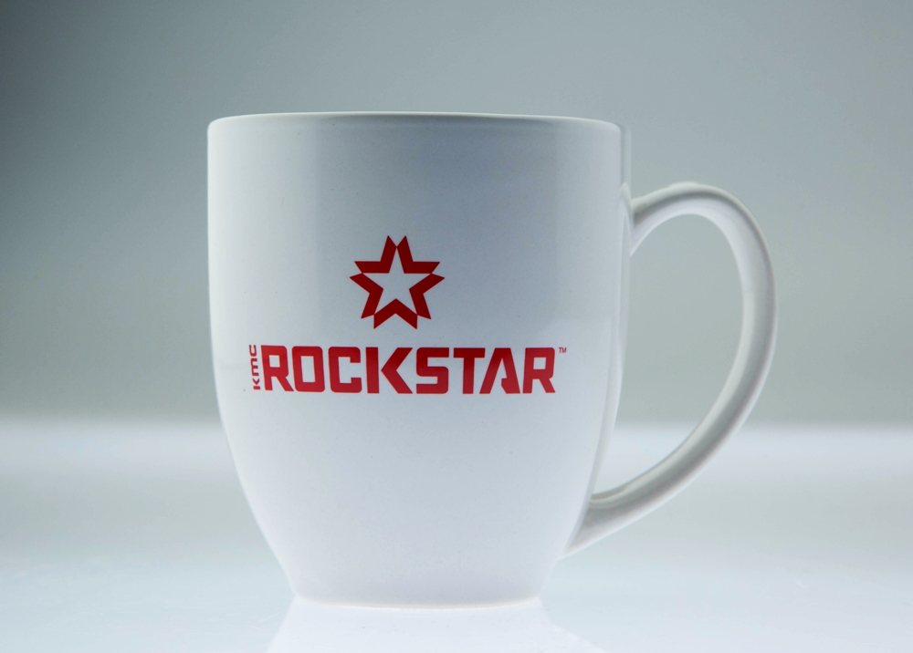 XD ROCKSTAR LOGO COFFEE MUG WHITE